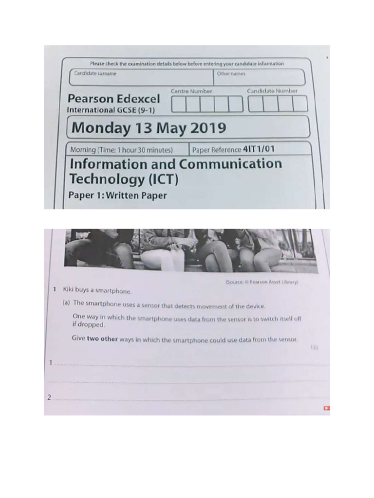 GCSE ICT 2019 + 2022 Past Paper | PDF