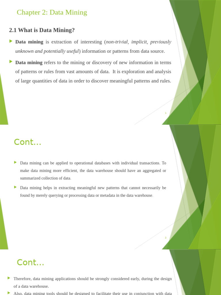 Chapter 2 Data Mining | PDF | Data Mining | Data