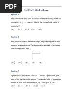 2025 AMC 10A Problem Set and Solutions | PDF | Real Number | Triangle