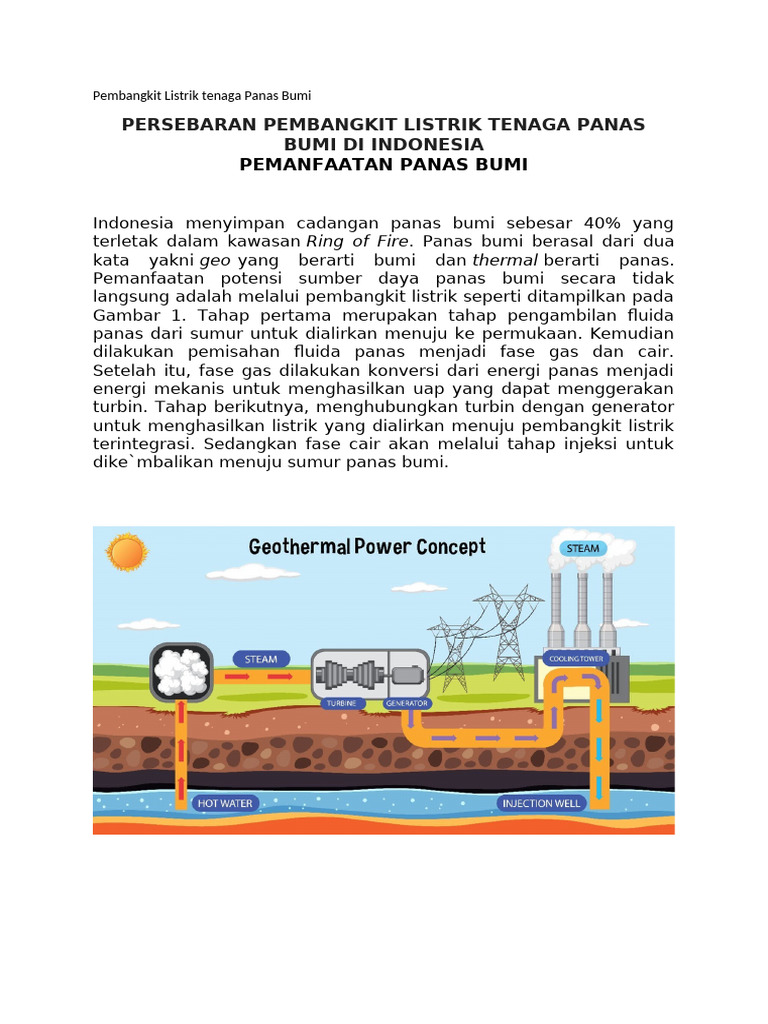 PLTP Di Indonesia | PDF