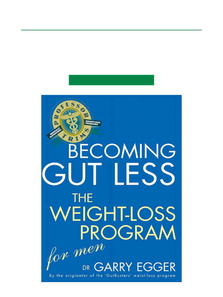 Professor Trim's Becoming Gutless Weight Loss For Men Full Book Access ...