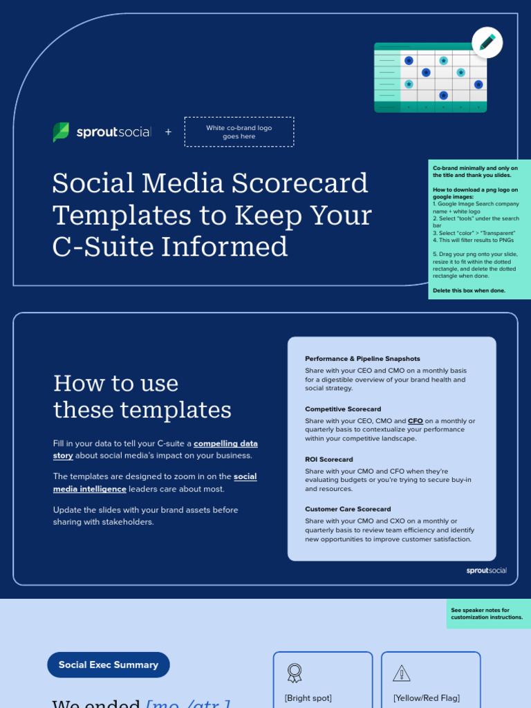 Social Media Scorecard Templates | PDF | Return On Investment | Social ...