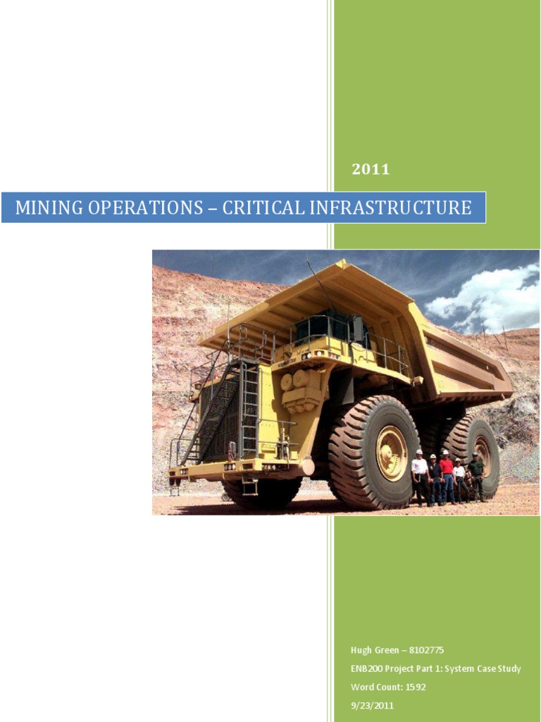 Mining Operations - System Analysis | PDF | Mining | Engineering