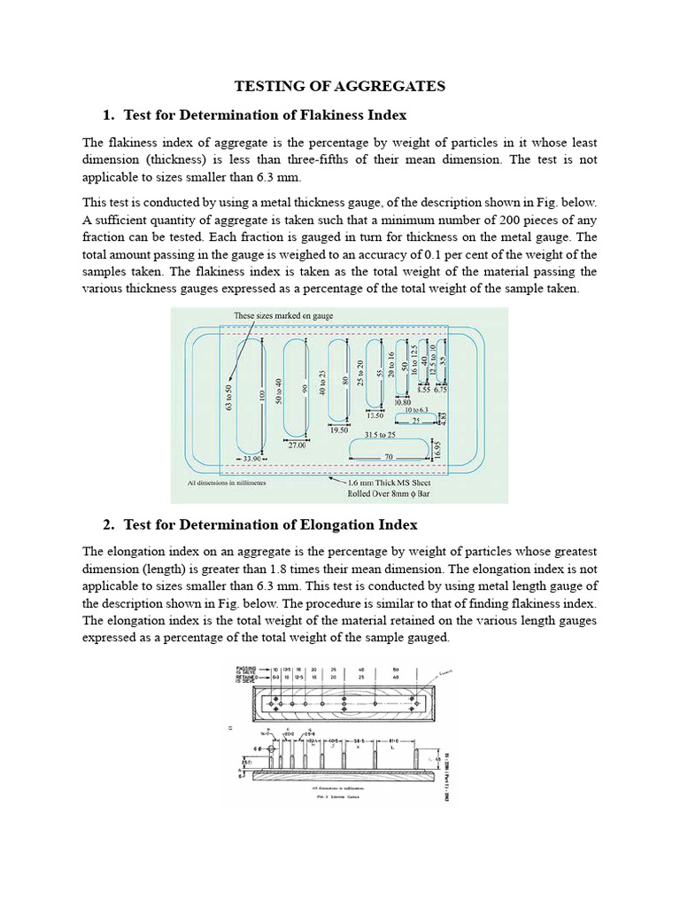 TESTING OF AGGREGATES - ACT Module 1 | PDF | Concrete | Weight