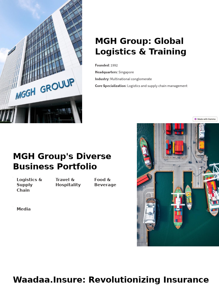 MGH Group Global Logistics and Training (2) | PDF | Leadership | Logistics