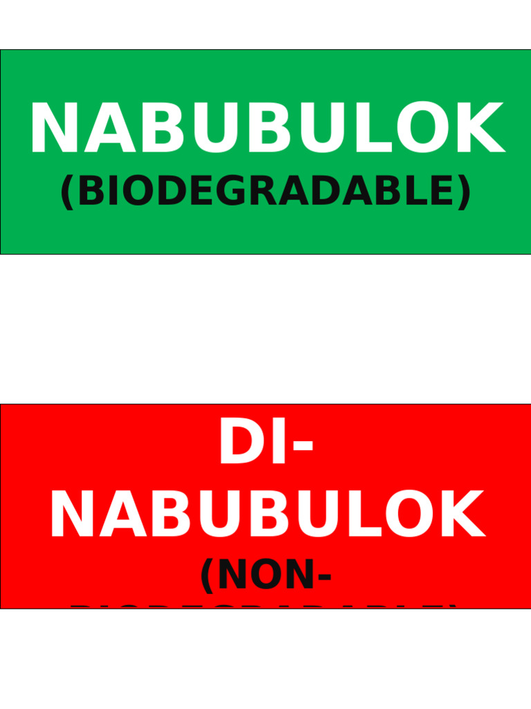Nabubulok | PDF