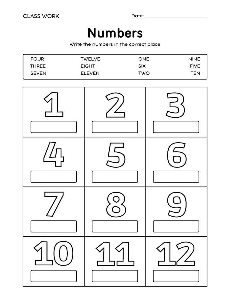 Monochromatic Numbers Vocabulary Worksheet | PDF