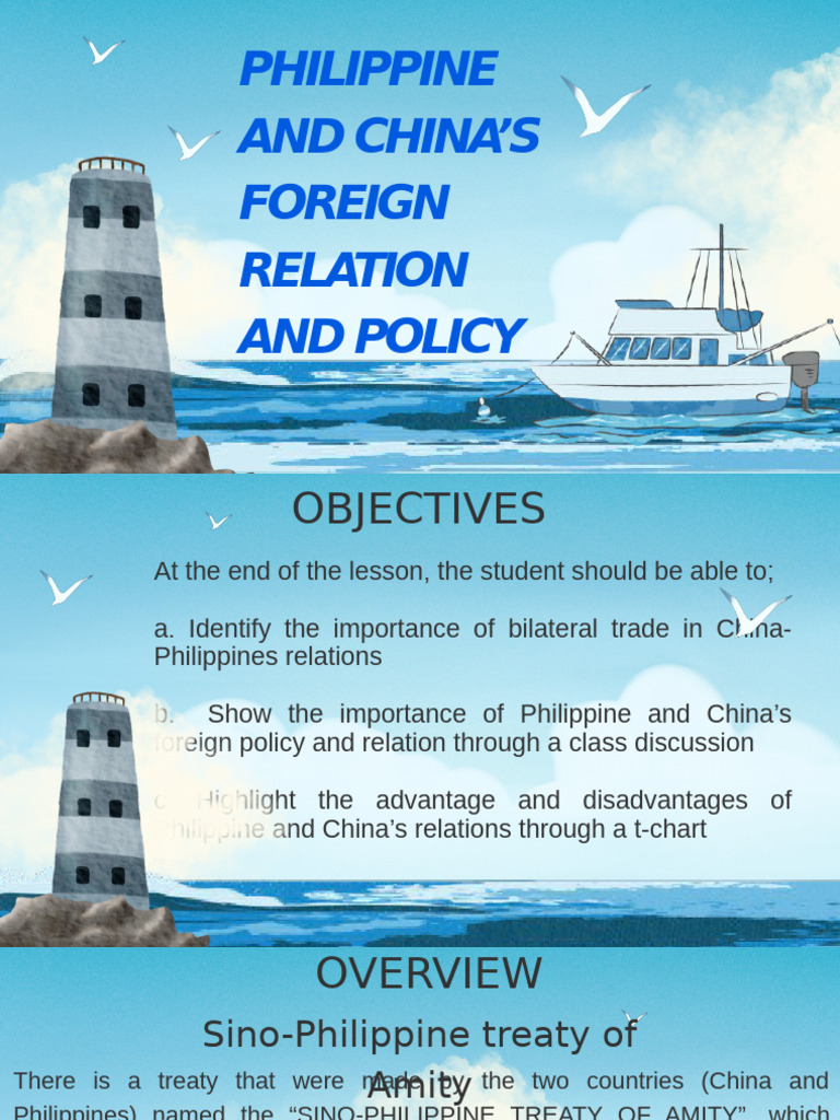 Sino-Philippine Relations Overview | PDF | Diplomacy | Global Politics