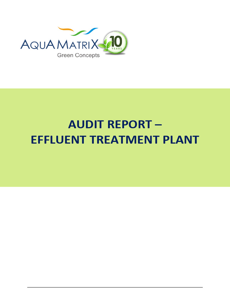 Suretex ETP Report Jan 2022 | PDF | Environmental Engineering | Earth Sciences