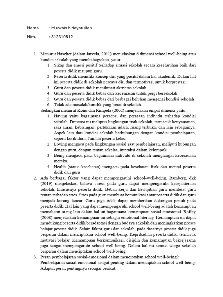 Eksplorasi Konsep - Topik 5 - M Uwais H | PDF