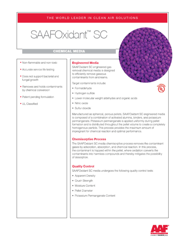 SAAFOxidant SC GPF 1 131D | PDF