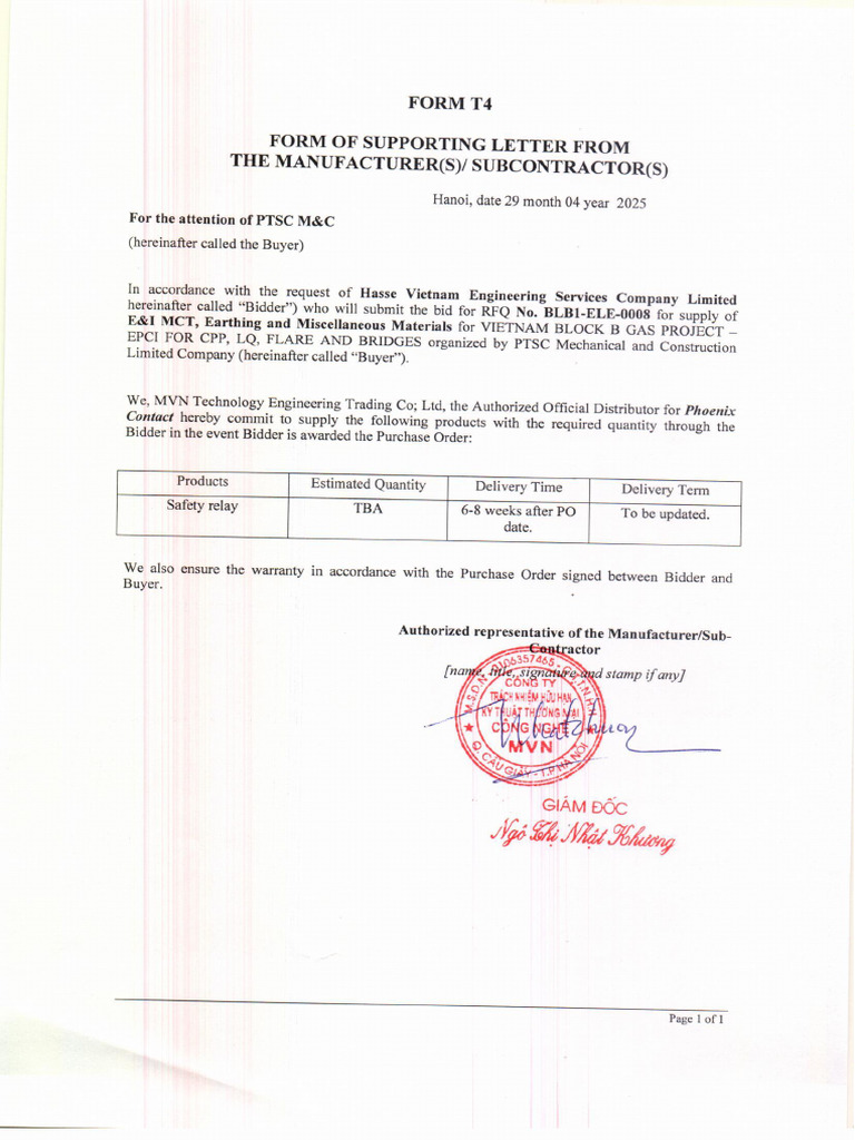 Form T4 - MVN-PXC | PDF