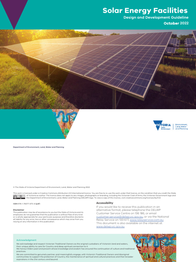 Solar Energy Facility Development Guide | PDF | Solar Power ...