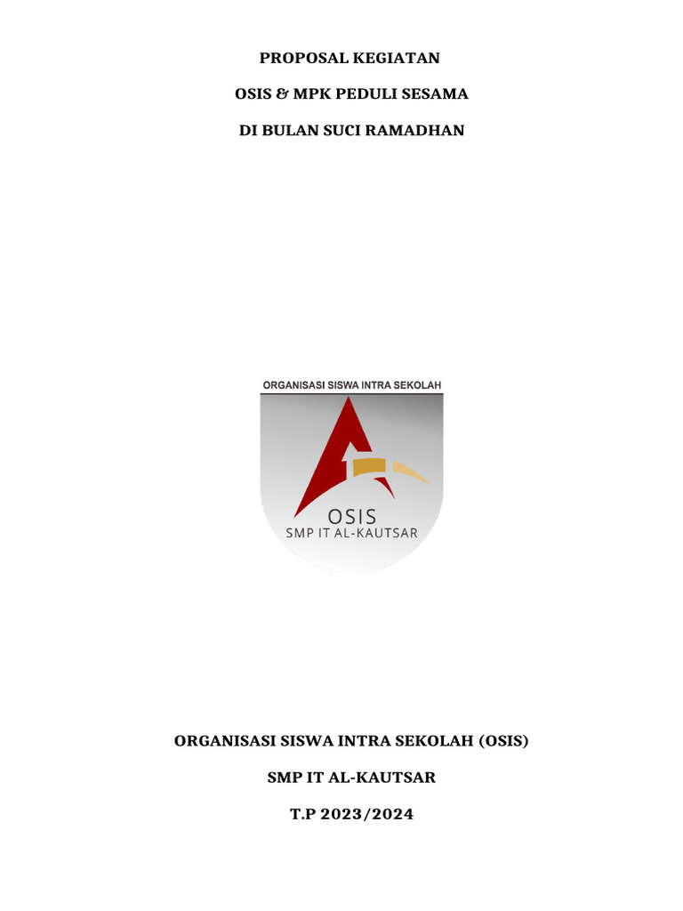 proposal osis peduli | PDF