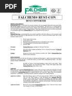 Turco Rust Converter Technical Data Sheet | PDF | Rust | Paint