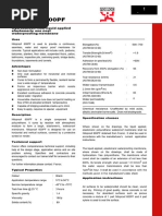 Fosroc Nitoproof 600 PF Overview | PDF | Concrete | Water