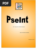 Guía de Instalación y Uso de Pseint | PDF | Algoritmos | Lenguaje de programación
