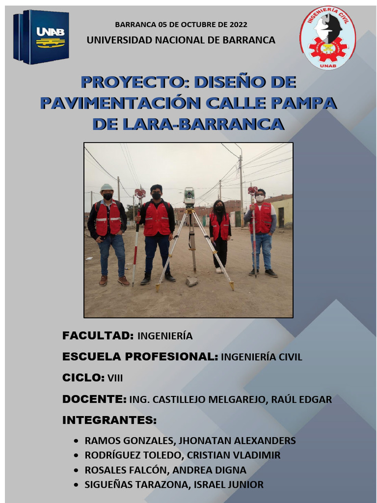 Informe Final - Pavimentos | PDF | Eje | La carretera