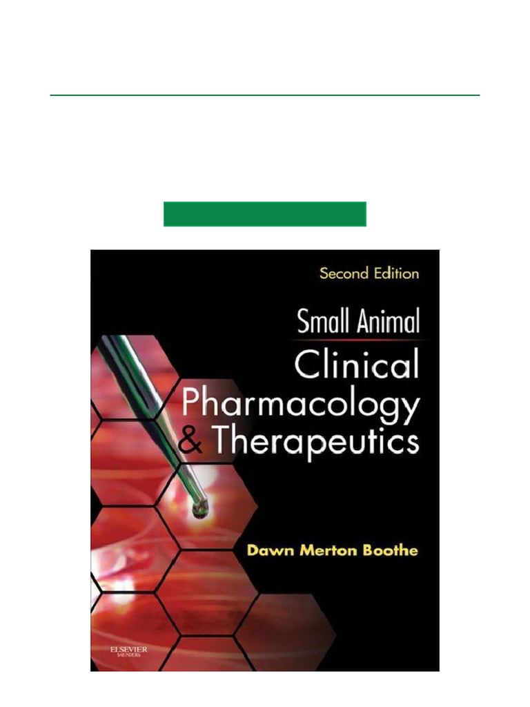 Small Animal Clinical Pharmacology and Therapeutics 2nd Edition ...