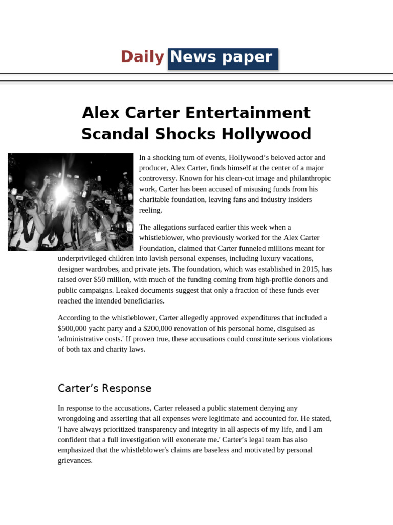 Expanded Entertainment Scandal Report | PDF | Controversies