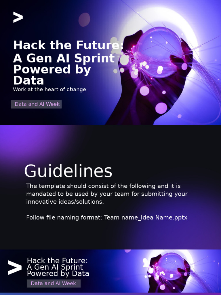Hackathon Submission Template Technology Track | PDF | Artificial ...