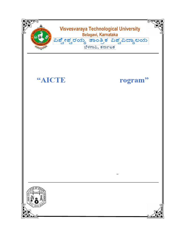 AICTE Activity Point Program Report | PDF
