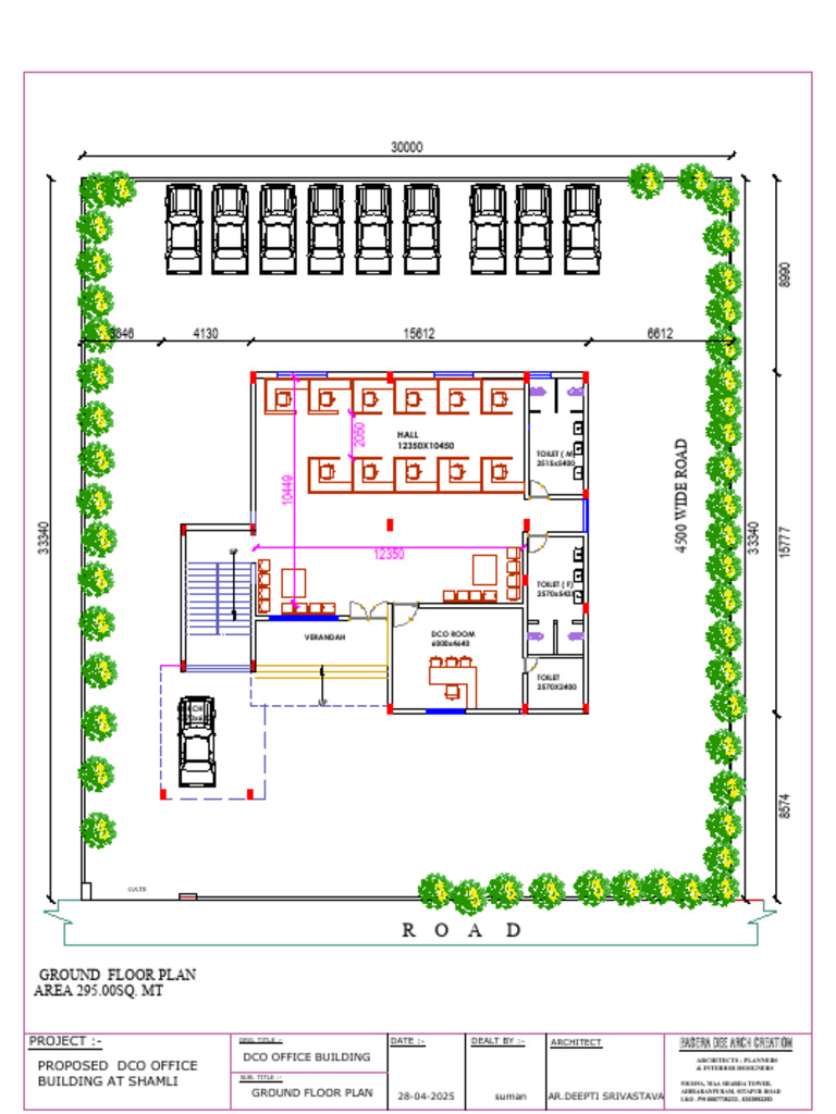Ground Floor Plan for DCO Office Building | PDF | Architectural Design ...