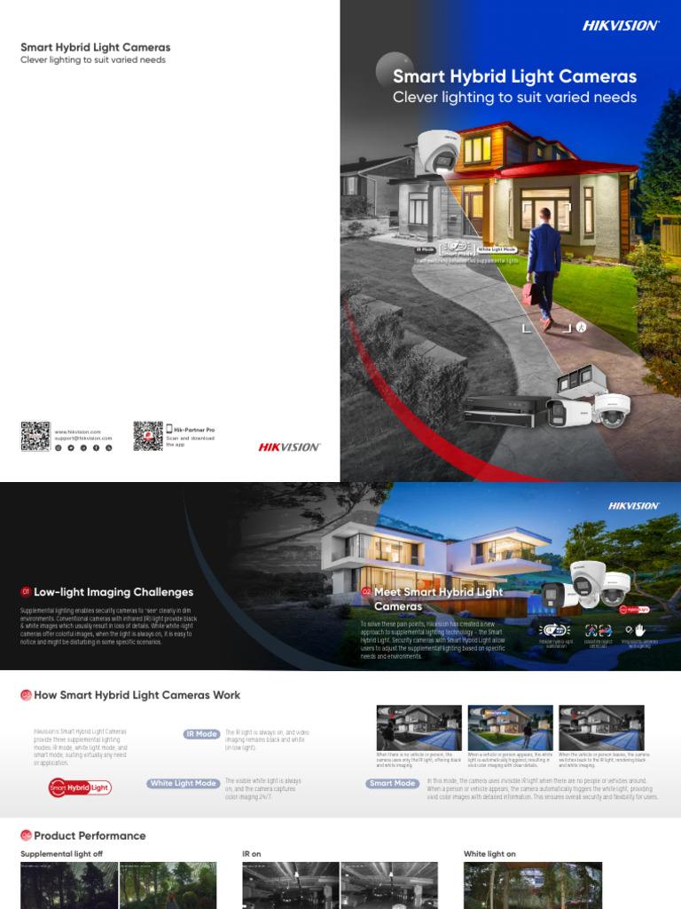 Brochure Smart Hybrid Light Cameras | PDF | Infrared | Lighting