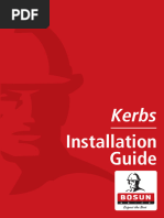 Kerb Types and Specifications Guide | PDF | Road Surface | Sidewalk
