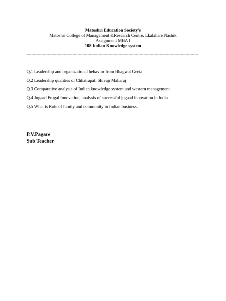 108 Indian Knowledge System 1 Pdf