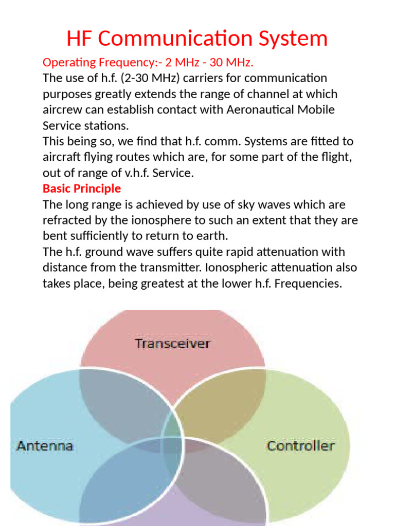 HF Communication System | PDF | High Frequency | Antenna (Radio)