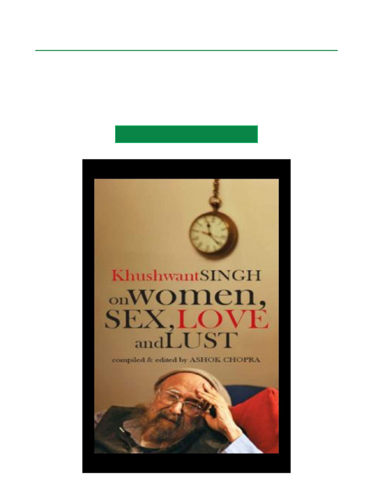Khushwant Singh On Love And Lust Pdf
