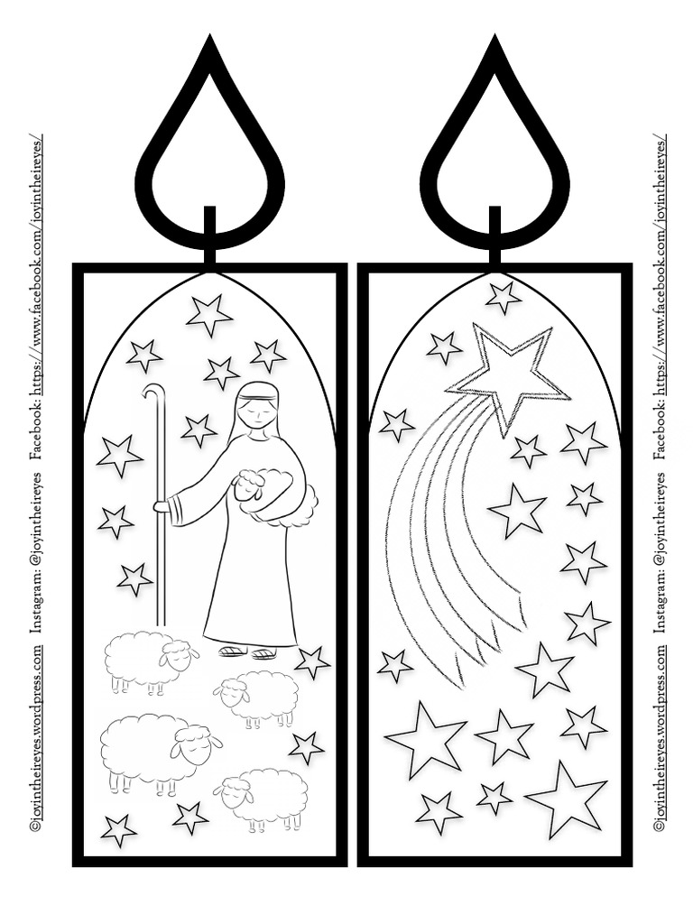 Advent Wreath Window Crib | PDF