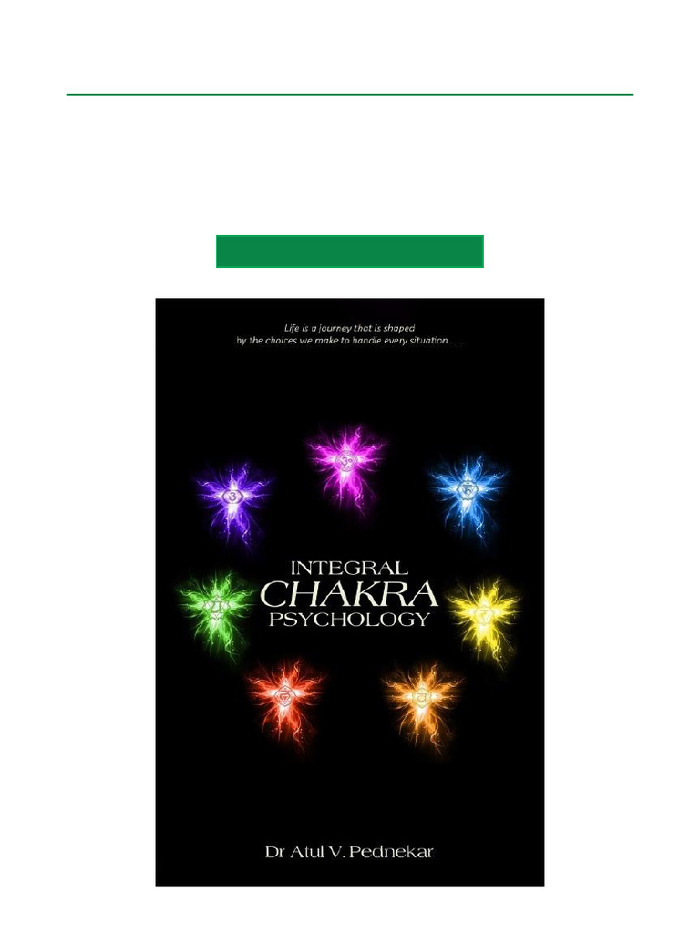 Integral Chakra Psychology Optimized PDF Download | PDF
