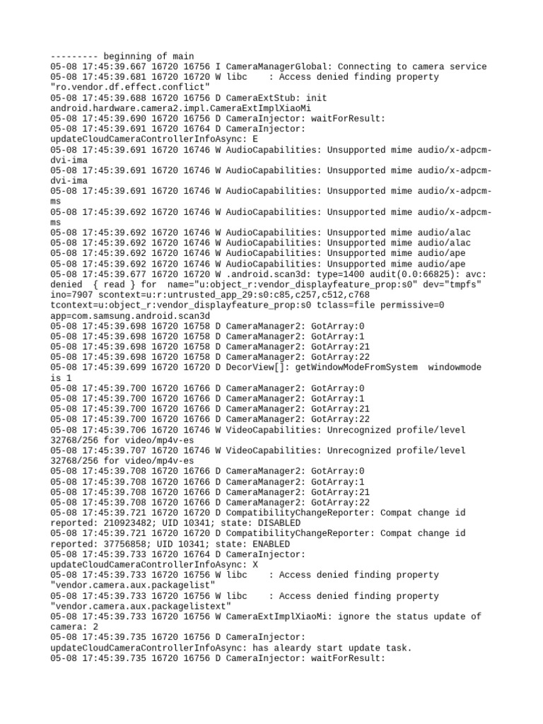 Log Cat 1746701139580 | PDF | Software | Computing