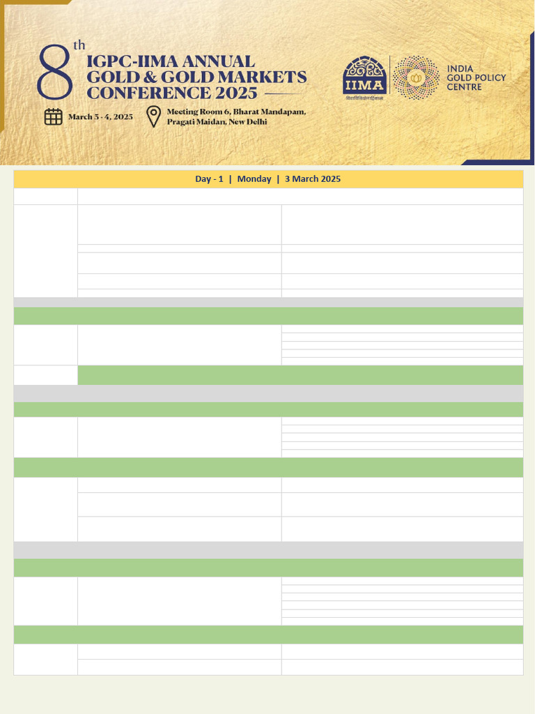 Schedule 8th IGPC-IIMA Annual GGM Conference | PDF | Economies