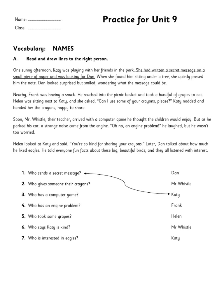 Homework - U9 - Names, Comparative | PDF