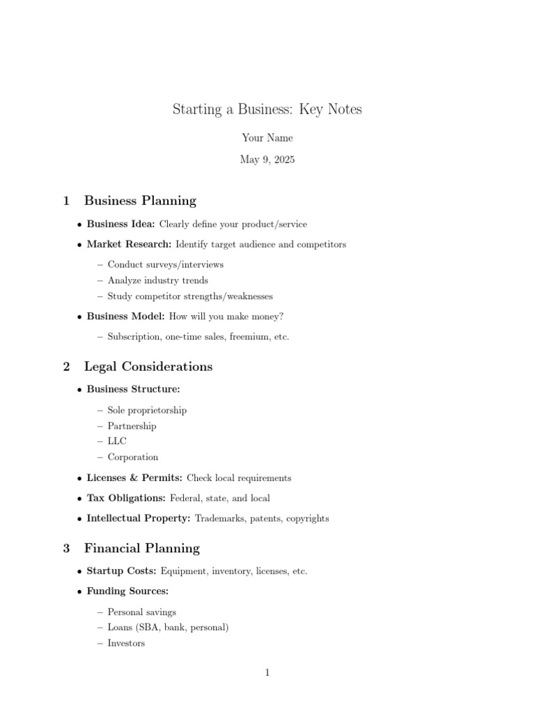Start Your Business 2 | PDF