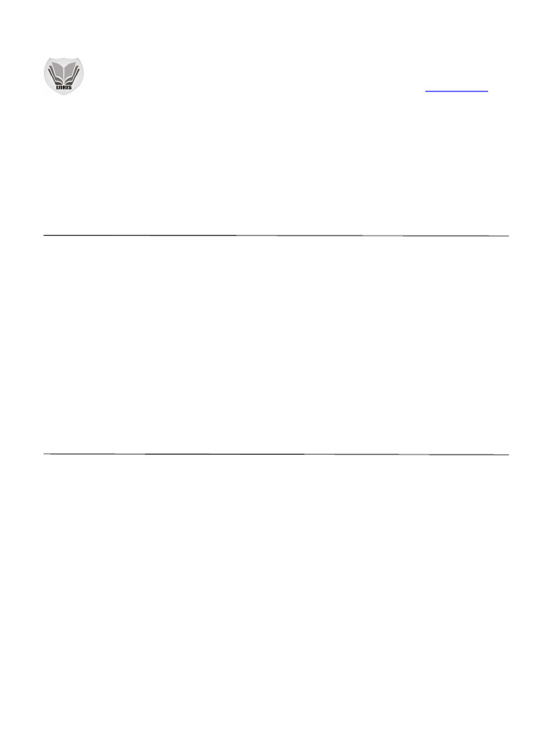 International Journal of Innovative Rese | PDF | Cronbach's Alpha | Gross Domestic Product