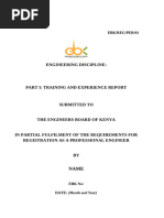 Work Experience Report Template | PDF | Engineer | Employment