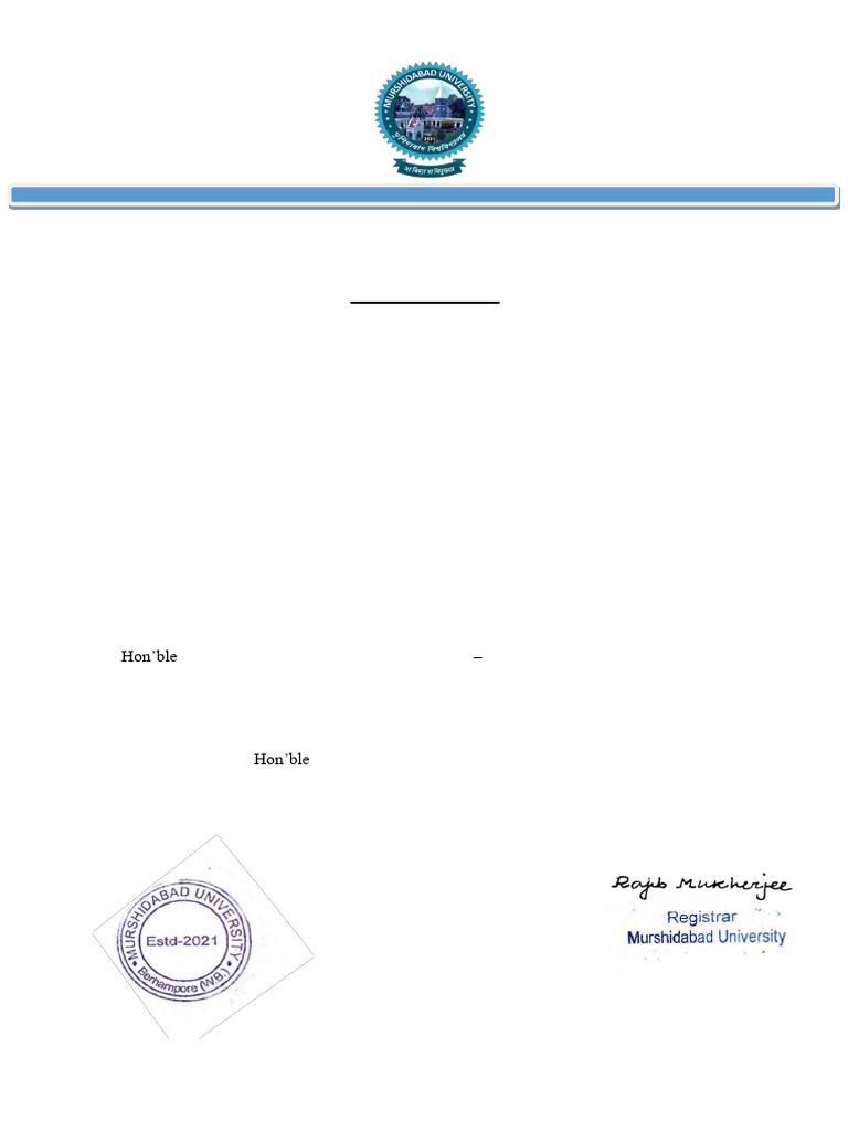 19052notification For SACT (Annexure), Murshidabad University | PDF