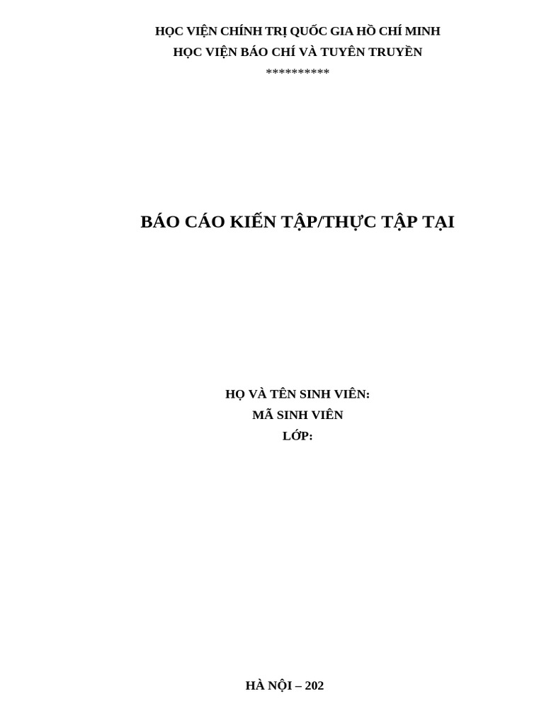 03 Bao Cao Kien Tap - Thuc Tap Tong Hop 2025 | PDF