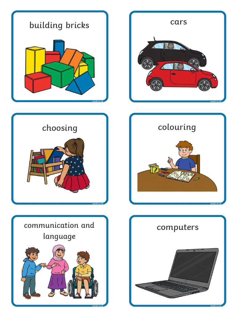 Flashcards - Everyday Activities For Children | PDF