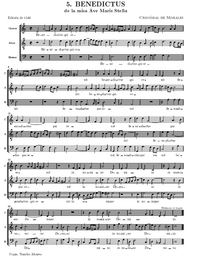 Benedictus | PDF