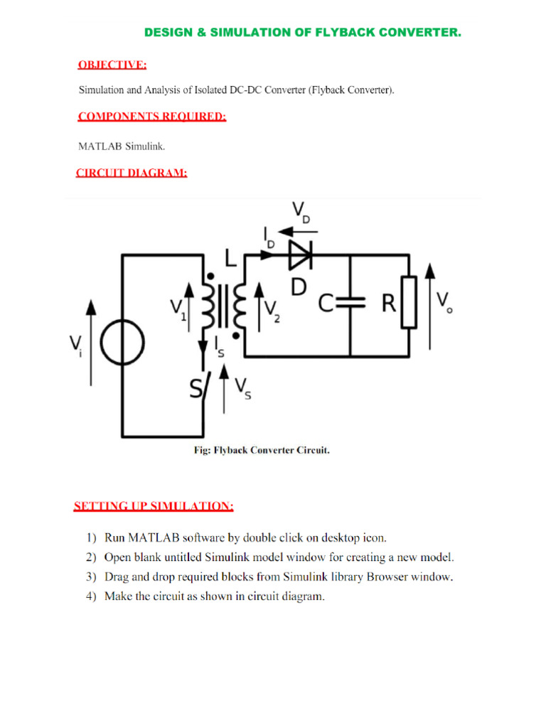 flyback converter | PDF
