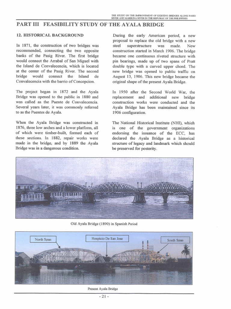 JICA - Ayala Bridge | PDF