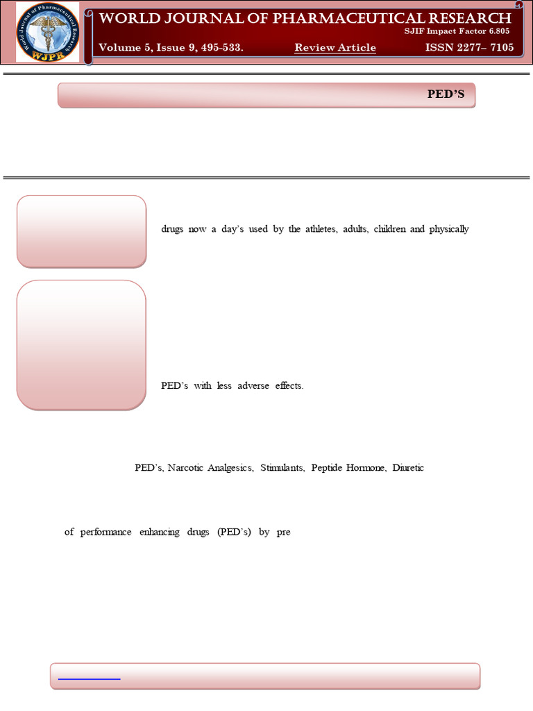Article WJPR 1472626571 | PDF | Morphine | Testosterone