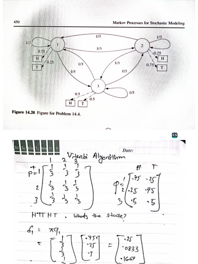 Viterbi Algorithm Using Matrix Multiplication | PDF