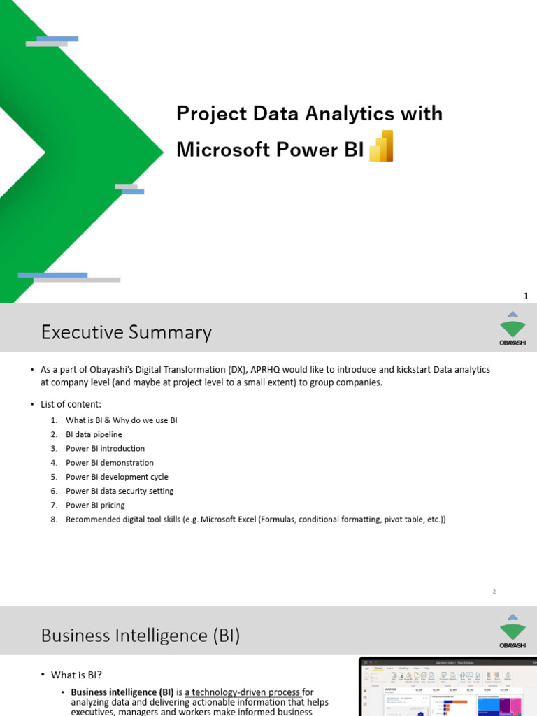 Project Data Analytics With Power BI | PDF | Data | Analytics