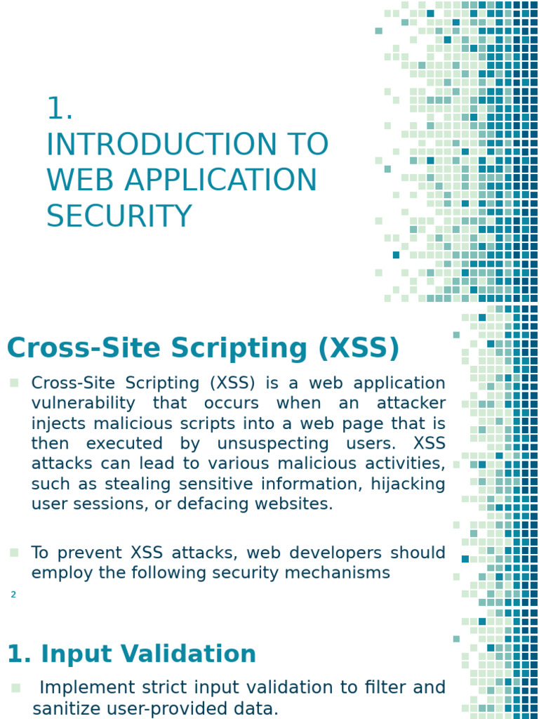 Web Application Security | PDF | World Wide Web | Internet & Web